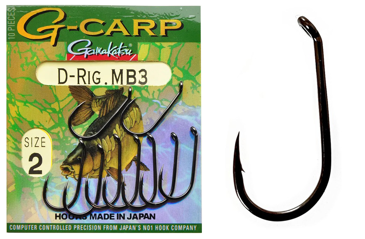 GAMAKATSU | G-CARP D-RIG MB HOOKS BLACK